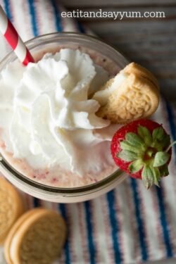 Strawberry Short Shake | Eat It & Say Yum